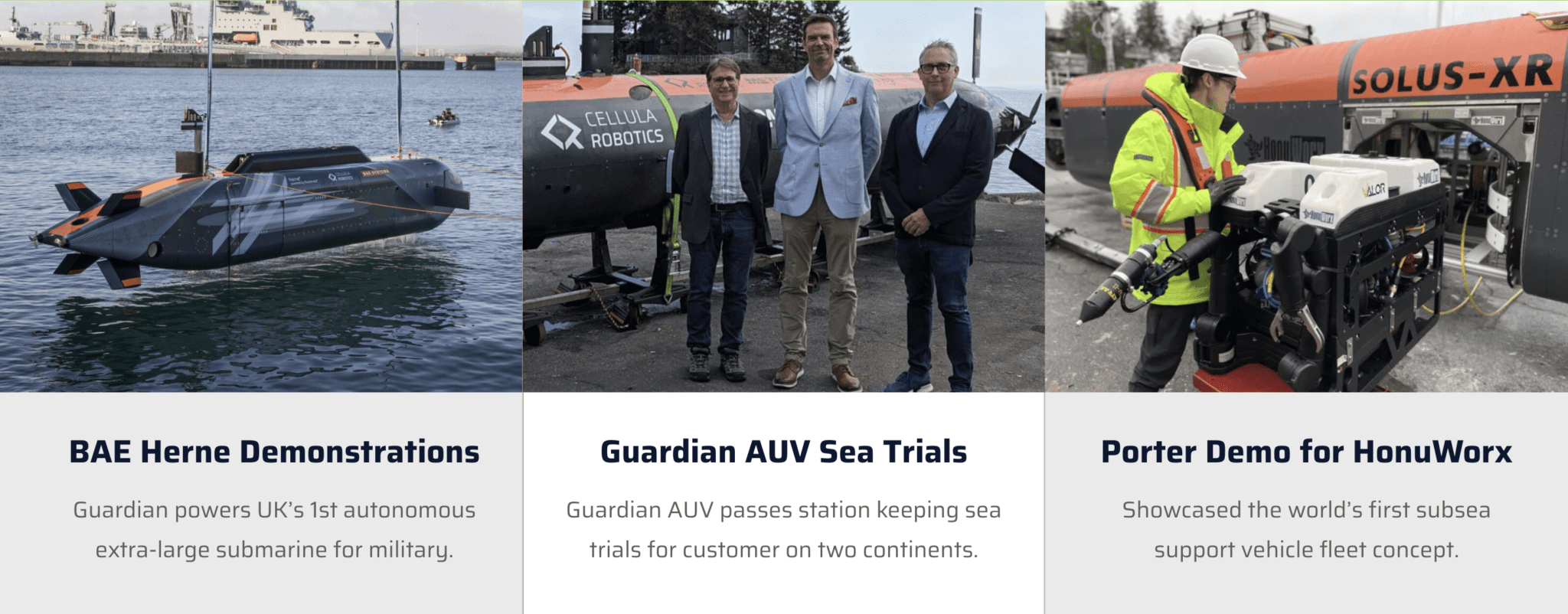 Underwater Vehicles | Cellula Robotics | Technology